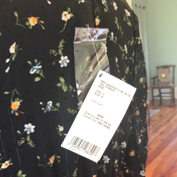 Mango | Dresses | Delicate Chiffon Dress | Poshmark